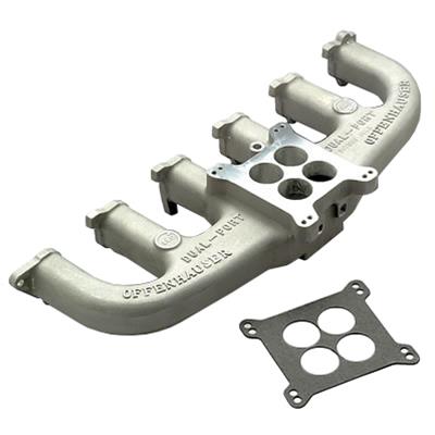 Offenhauser Dual Port Intake Manifolds 6019DP For 1965-1996 Ford 240/3 ...